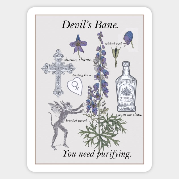 Devil's Bane - Devils Bane - Sticker | TeePublic